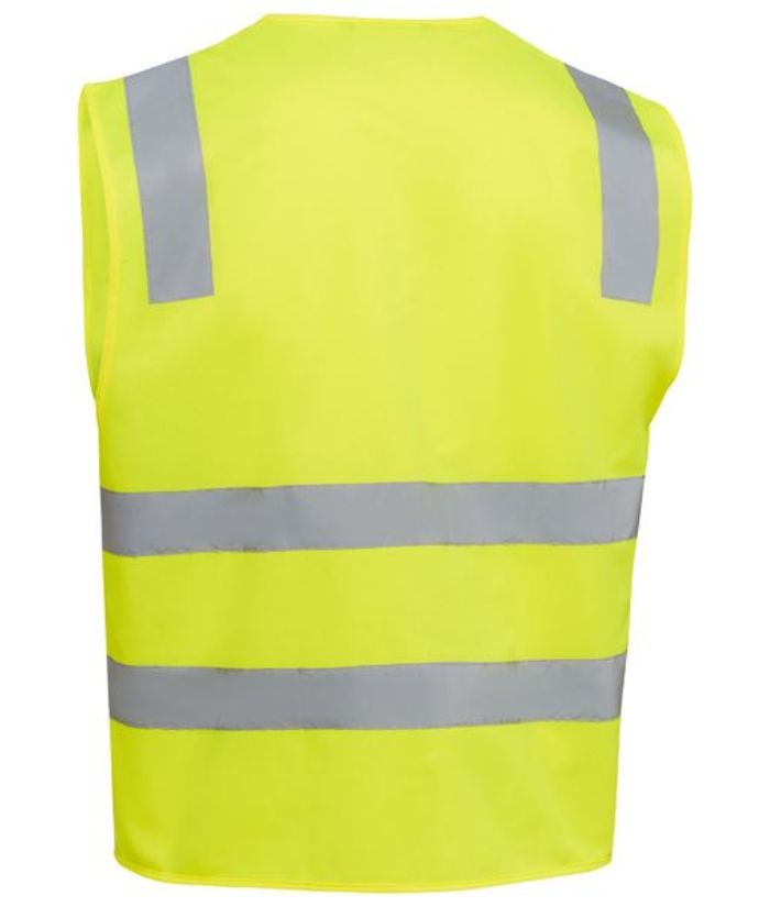 Taped Hi Vis Safety Zip Vest