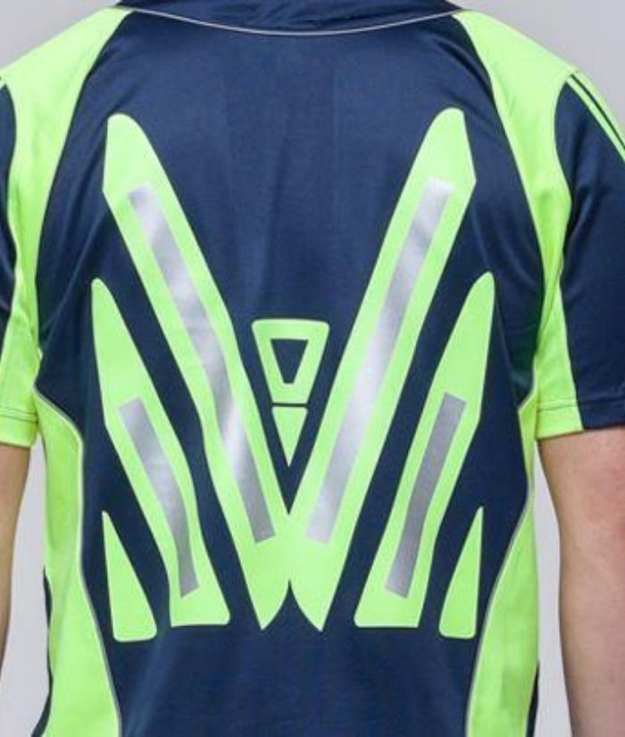 Hi Vis Standard Fit Rugger polo // Bulk Uniforms & Workwear ...