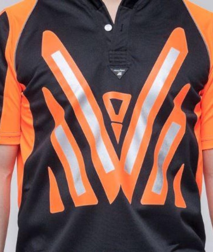 Hi Vis Standard Fit Rugger polo // Bulk Uniforms & Workwear ...